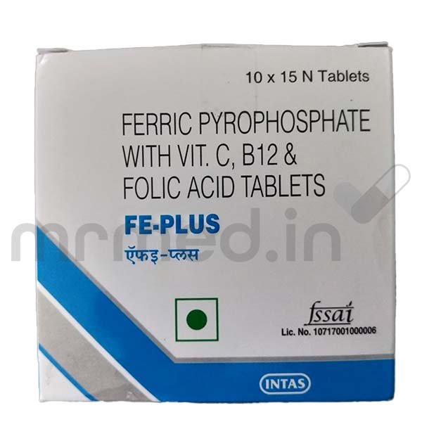 Buy Fe Plus Tablet Online: Uses, Price, Dosage, Instructions, Side Effects | MrMed